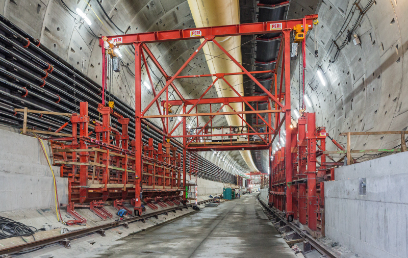 State Route 99 Tunnel: Formwork Solution for Double-Deck Tunnel - tunnel