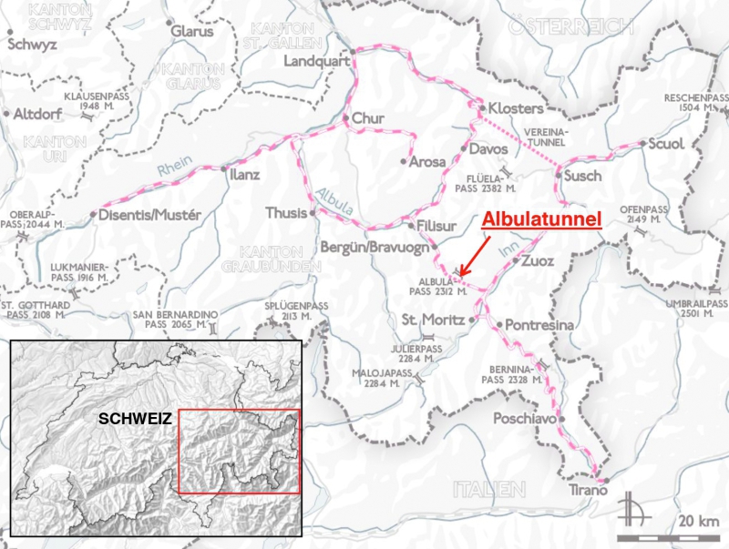 Albula Tunnel II: Ground Freezing in the Raibler-Rauwacke - tunnel
