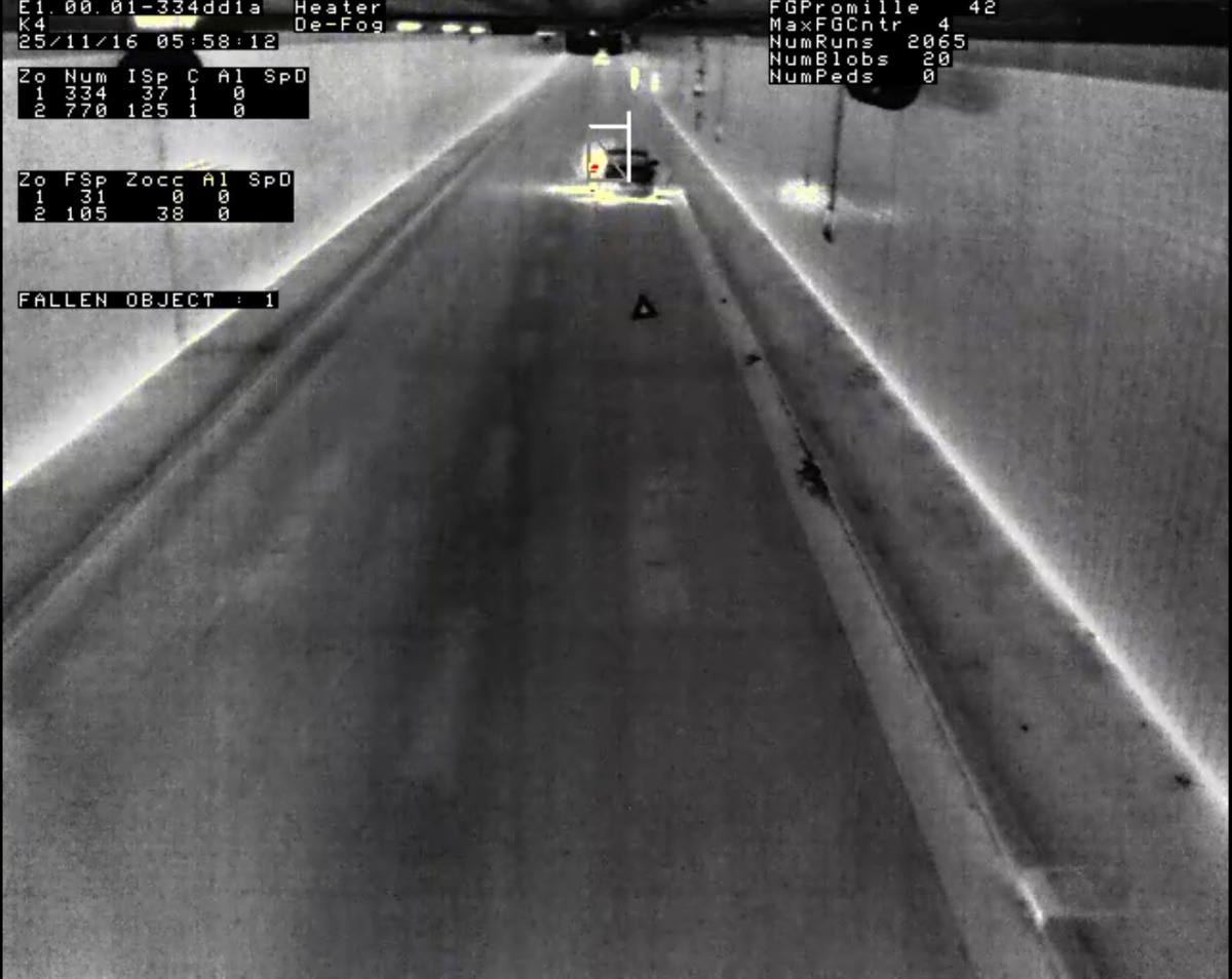 Thermal Fire Detection System in the Krohnstiegtunnel - tunnel