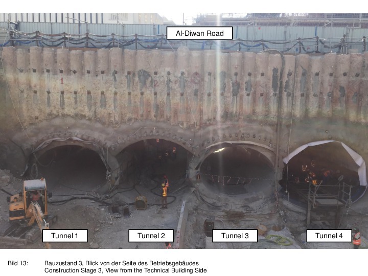 Green Line Qatar: Conventional Tunnel Headings - tunnel