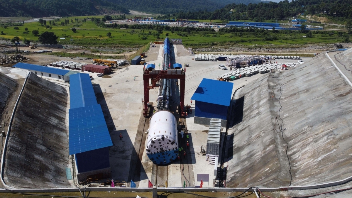 TBM Launch for the Sunkoshi Marin Diversion Multipurpose Project in ...