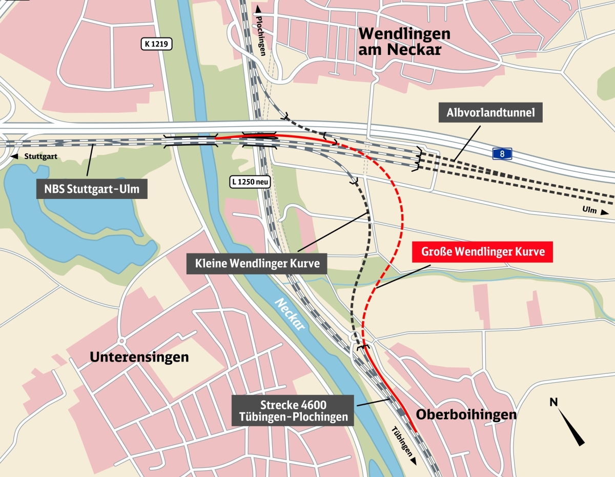 New Stuttgart–Ulm Line: Tunnel Drive for the “Große Wendlinger Kurve ...