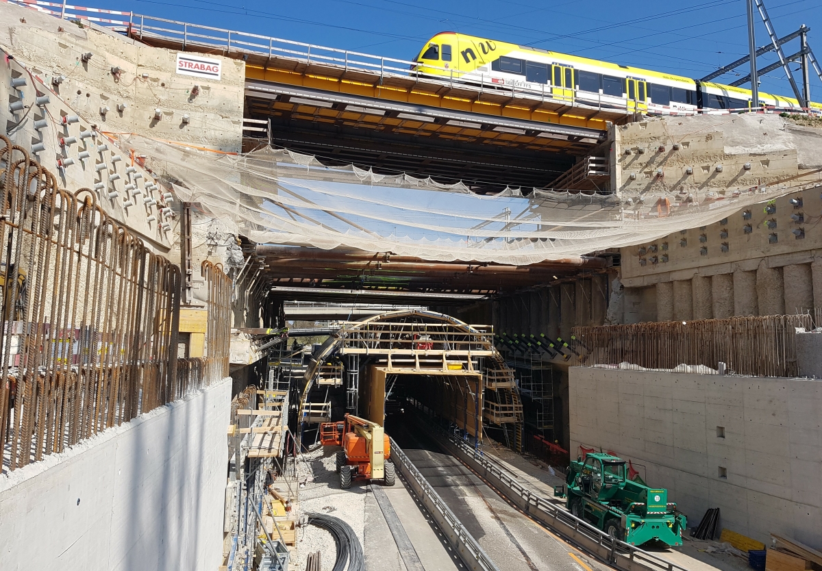 New Cut-and-Cover Construction of the Hagnau Tunnel - tunnel