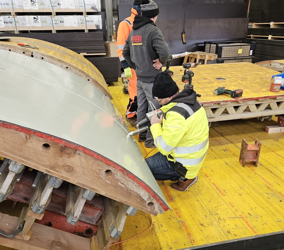Tunnel de la Clusette – Shuttering Work in Safety Tunnel and Cross ...