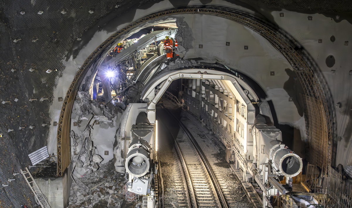 Enlargement of the Fachinger Tunnel Successfully Completed - tunnel
