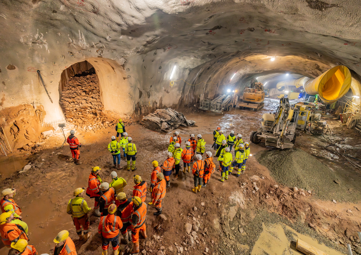 Breakthrough of the Energy Transfer Tunnel to the Cavern at Forbach ...